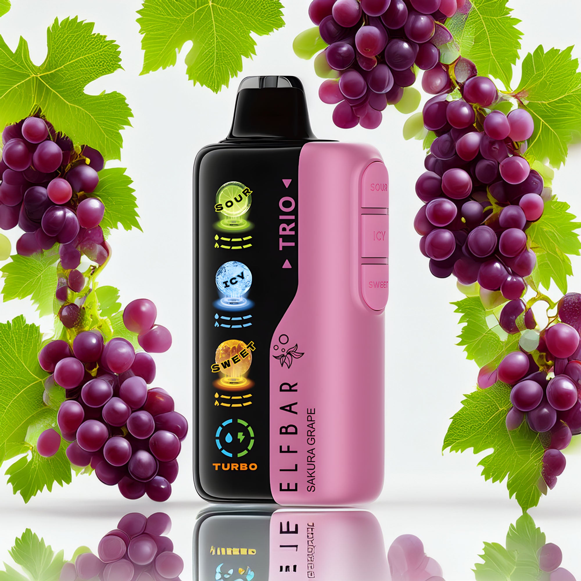 Elf Bar Trio 40000 - Sakura Grape 5% – Vape Rendelés